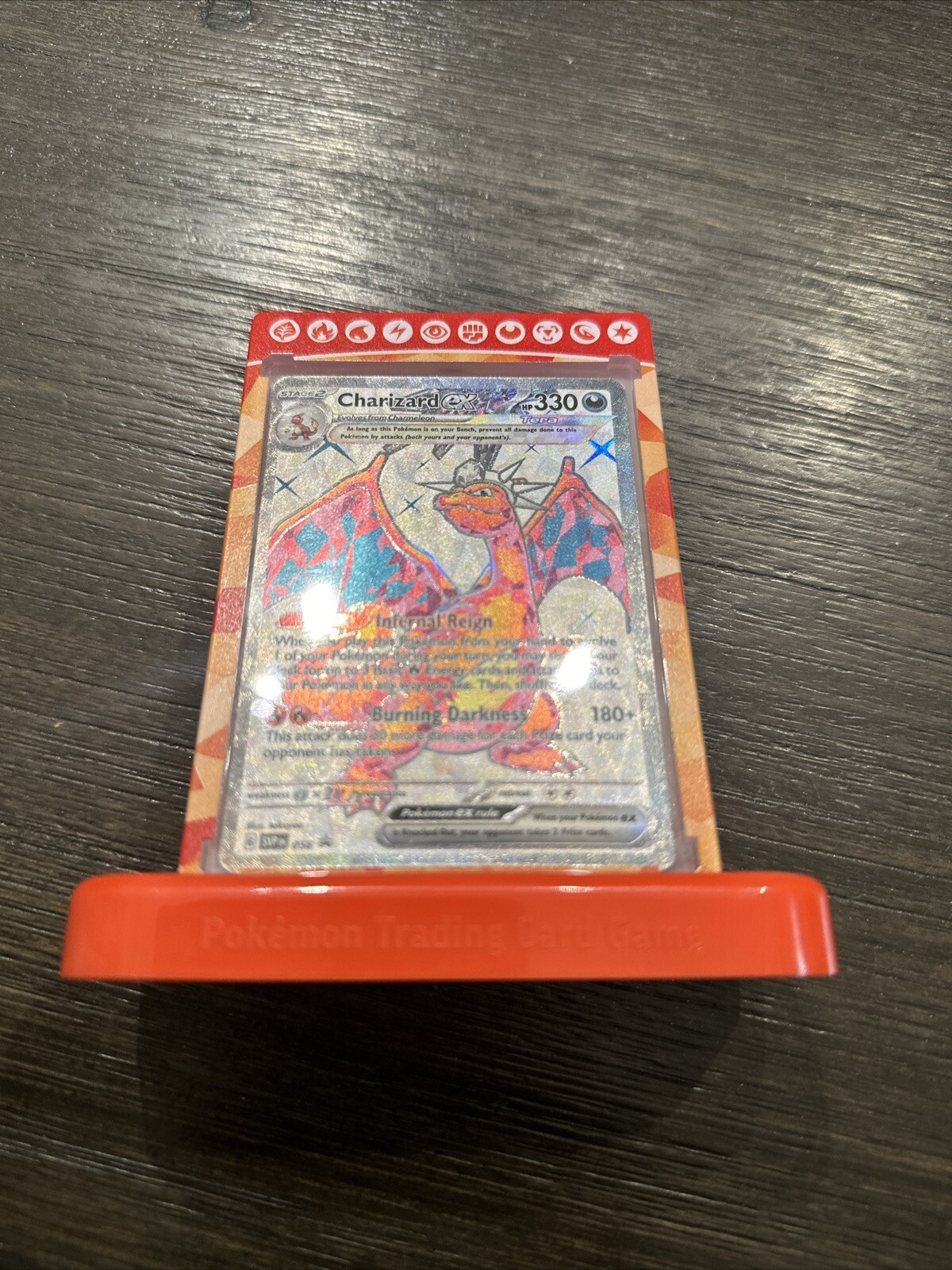 CHARIZARD EX 56 BLACK STAR PROMO ULTRA RARE NM with Magnetic Case ...