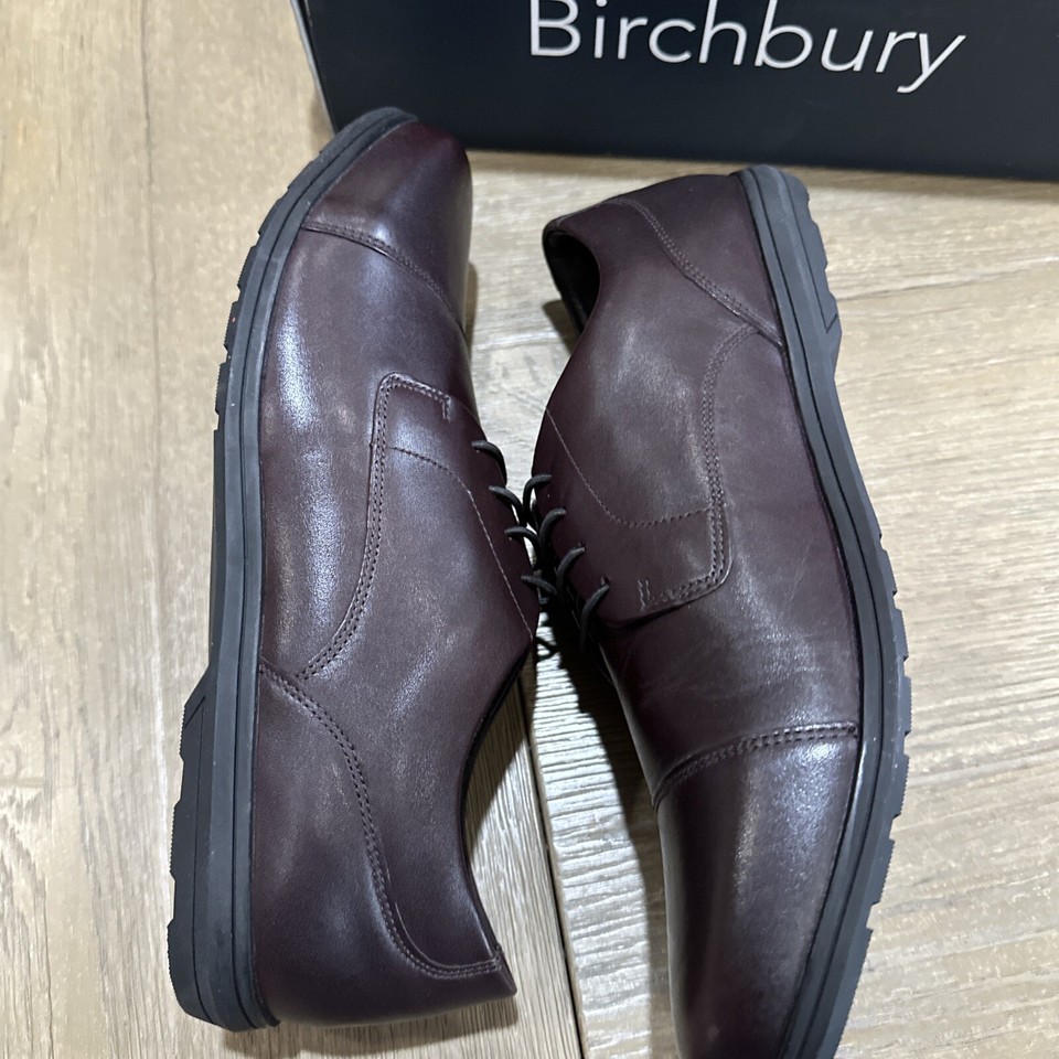 Birchbury Brenston Brown Men's US 10 11 11.5 12 Barefoot Leather dress ...