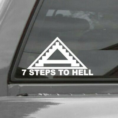 7TH ARMY 7 STEPS TO HELL Vinyl Window Decal | eBay
