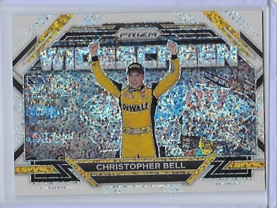 2023 Prizm Racing NASCAR White Sparkle CHRISTOPHER BELL WIDESCREEN # ...