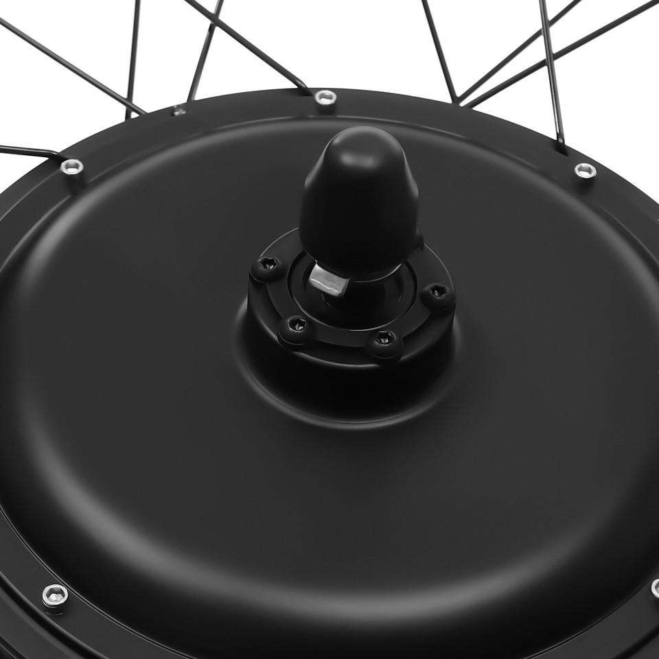 26" Fat Tire Electric Bicycle Motor E-Bike Rear Wheel LCD Conversion ...
