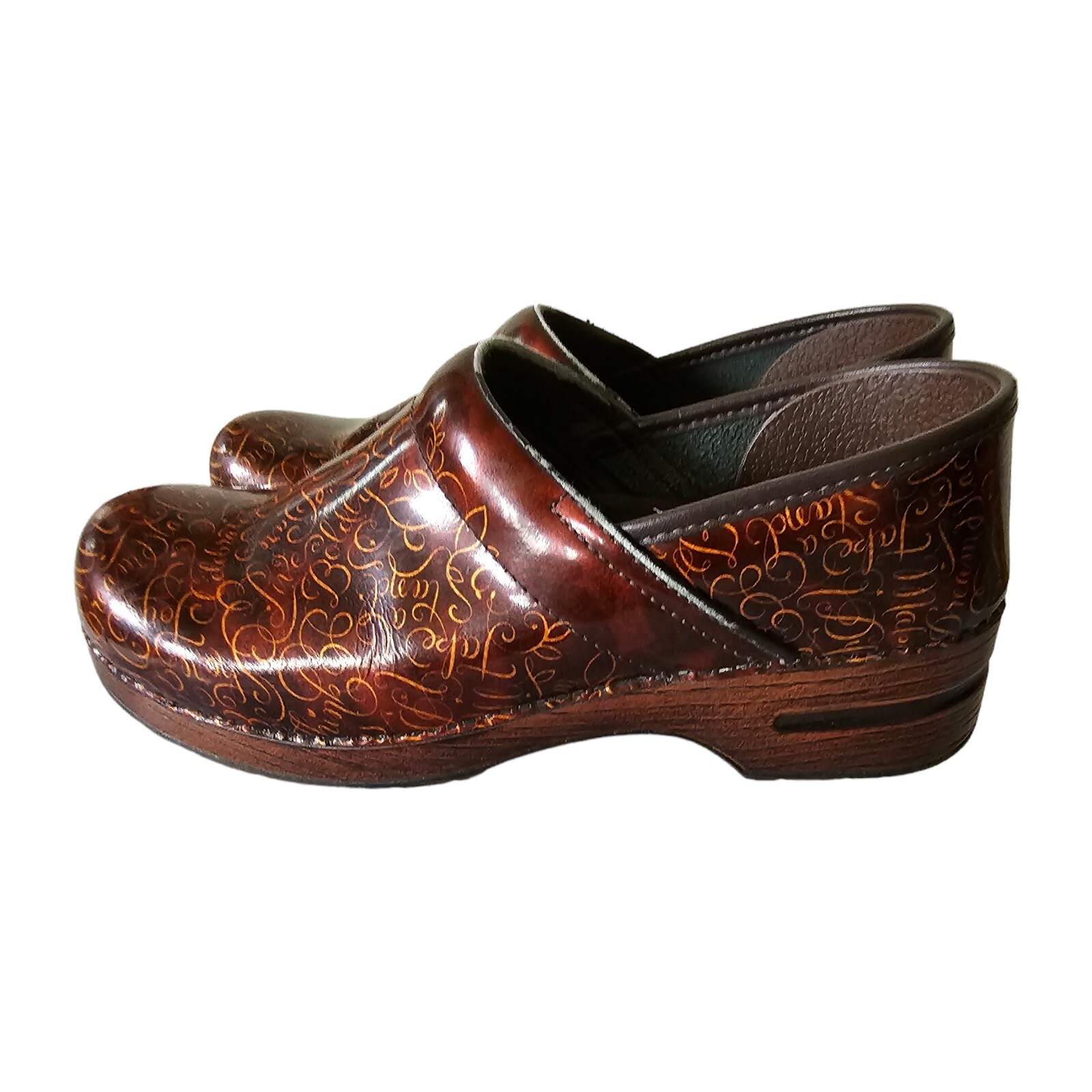 Dansko Limited Edition Clogs brown size 42 RARE 20th … - Gem