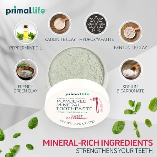 Primal Life Organics - Dirty Mouth Toothpowder, Tooth Cleaning Powder ...
