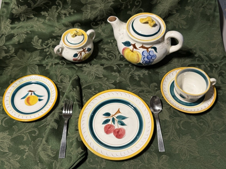 Stangl Pottery fruit Pattern Dinnerware Set | eBay
