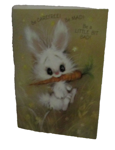 VINTAGE Hallmark Charmers Mary Hamilton Bunny Birthday Greeting Card ...