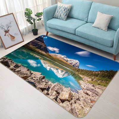 3D River Hills View 288 Non Slip Rug Mat Quality Elegant Photo Carpet ...