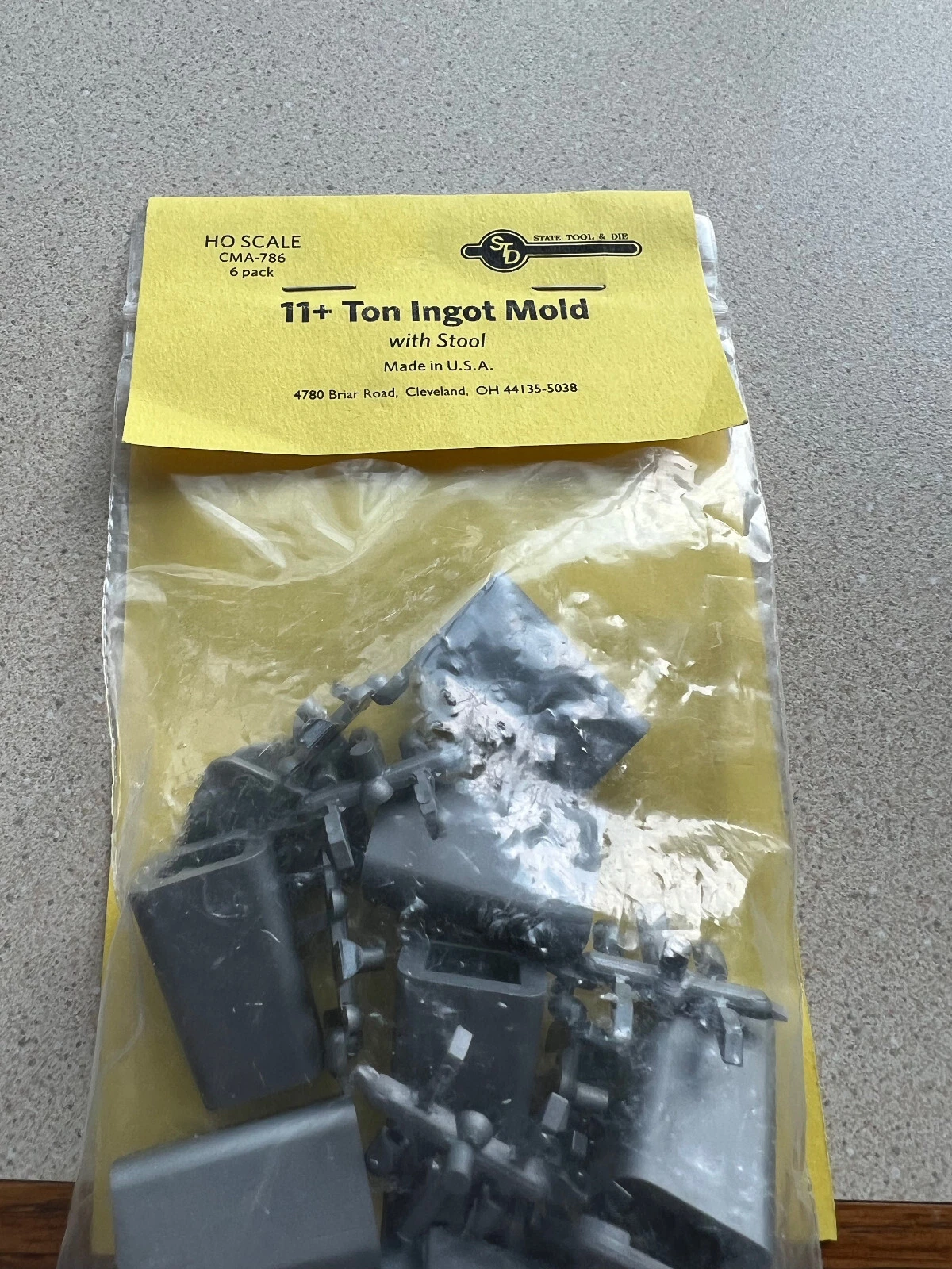 State Tool & Die HO Scale 11 +Ton Ignot Molds 6 Pack CMA-786 Sealed | eBay