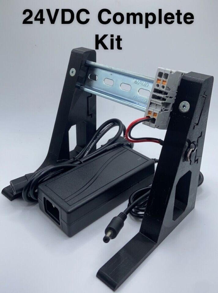 Desktop DIN Rail PLC Trainer / Test Bench Stand – Portable 120VAC/24VDC ...