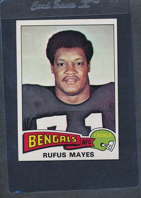 1975 Topps #168 Rufus Mayes Bengals NM/MT *649 | eBay