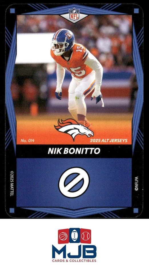 2025 Uno Elite Alt Jerseys Edition - Nik Bonitto #014 for sale | eBay