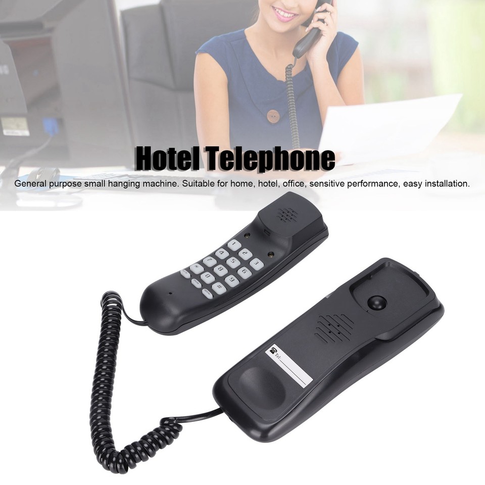 Multifunction Wall Mountable Telephone Mini Wall Mounted Landline Phone ...