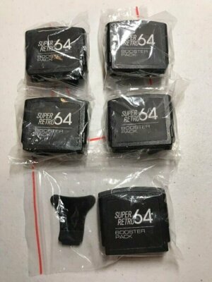 Lot of 5 New Jumper Paks for Nintendo 64 - N64 Console RAM Packs With ...