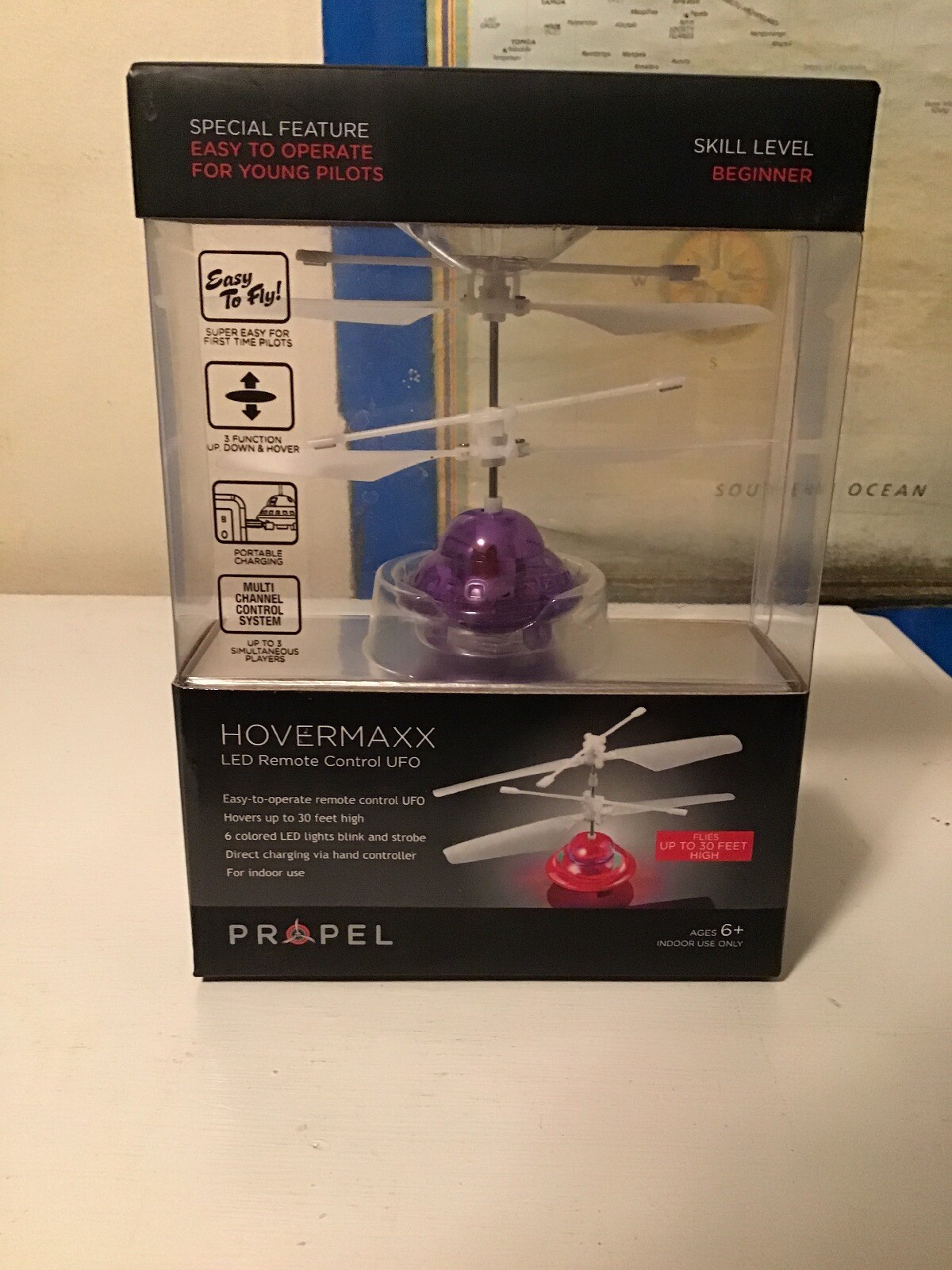 Brand New! Propel Hovermaxx Magic Hand Controlled UFO Purple | eBay