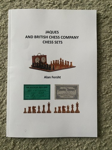 Jaques of London BCC vintage Chess Set Alan Fersht Collectors Guide ...