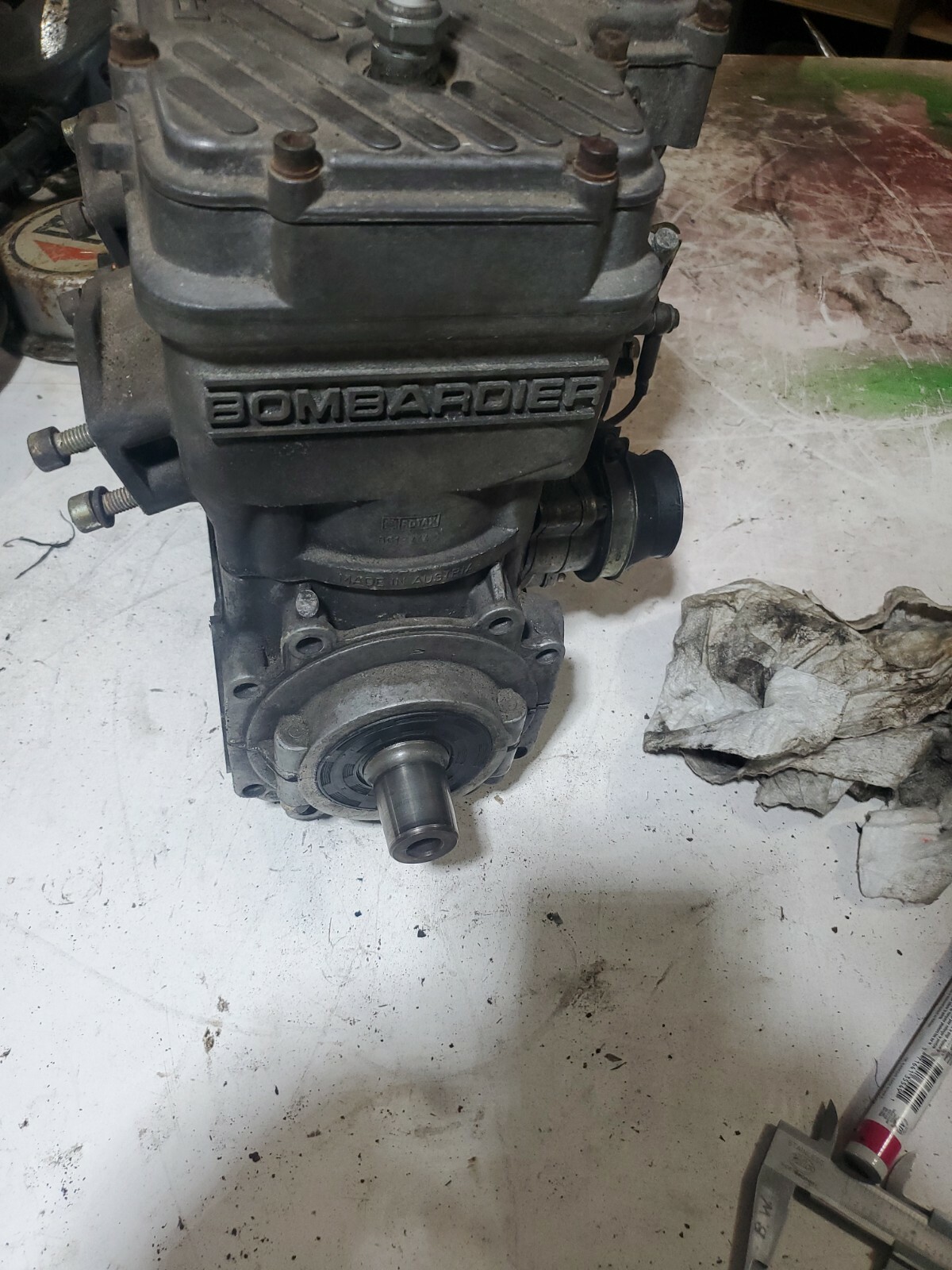 1989 Ski Doo Rotax 580 Twin Snowmobile Engine Motor Formula Mach 1 ...