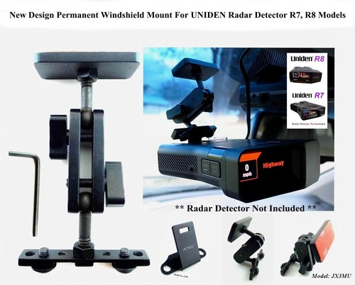 New Design Permanent Windshield Mount For UNIDEN R1,R3,R4,R7, R8 Radar ...