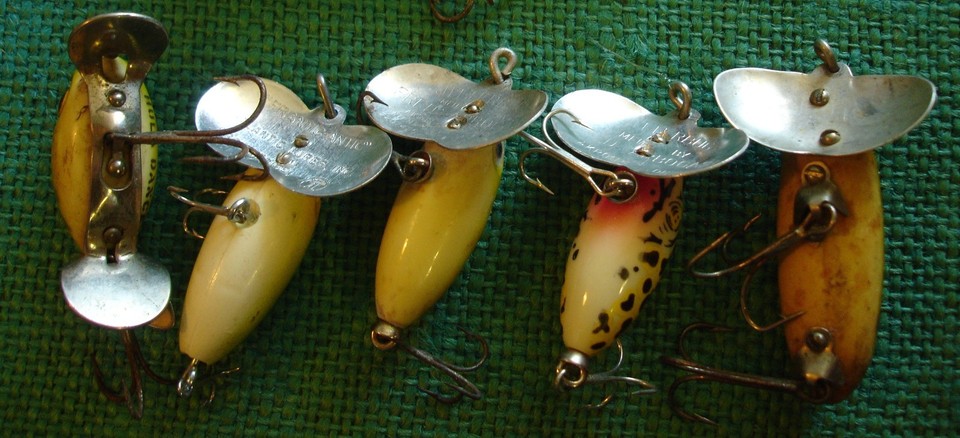 5 Frog Spot Fishing Lure ARBOGAST JITTERBUG ATLANTIC FRANTIC - ANTIC ...