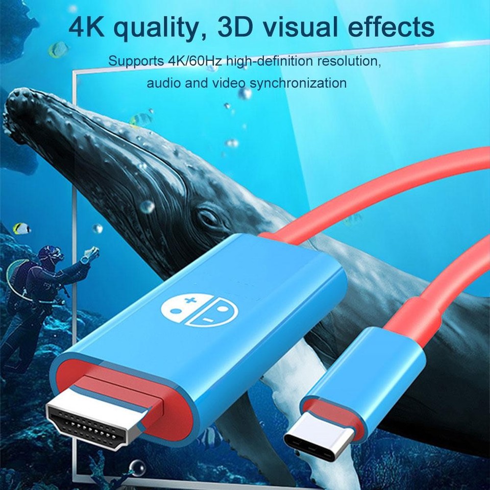 for Switch2 projection cable,Connect to large-screenTV, clearer picture ...