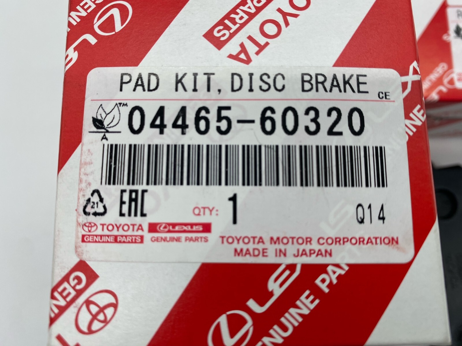 TOYOTA GENUINE 4RUNNER 2003-24FRONT REAR BRAKE PADS SET 4465-AZ200 ...