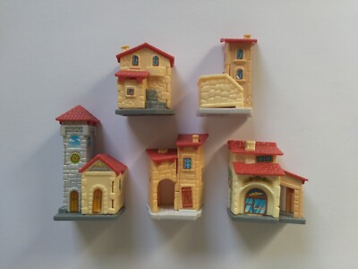 KINDER SURPRISE SET - MEDITERRANEAN HOUSES BUILDINGS - MINIATURES ...
