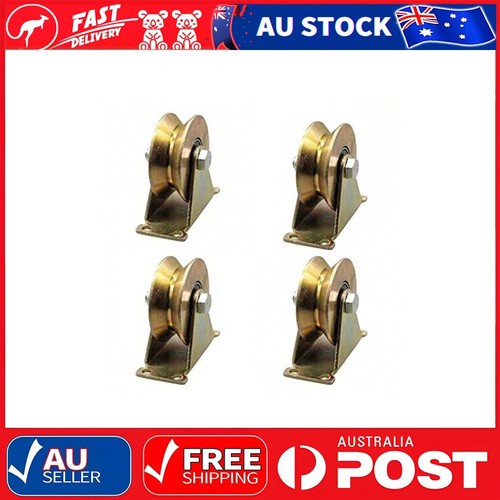 4pcs V Groove Wheel Heavy Duty Rigid Caster For Inverted Track Sliding ...