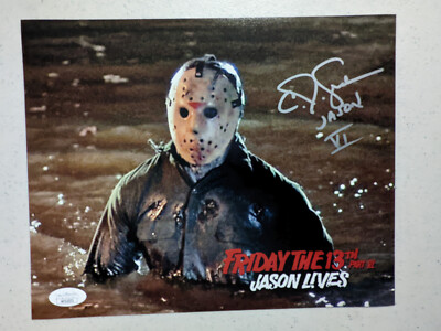 CJ GRAHAM Signed 8x10 PHOTO Jason Lives Friday the 13th Pt 6 ...