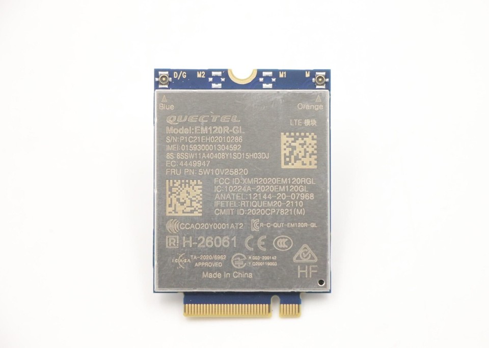 For ThinkPad T14sX13 Yoga T14 T15 Gen 2 WAN QTL EM120R-GL 4G Module ...