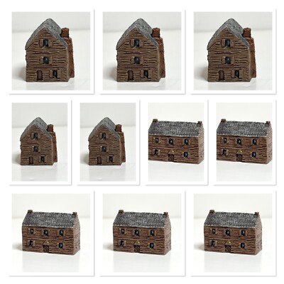 3mm Wargame Terrain - Pack of 10 x 3mm timber ACW Buildings - Wargame ...