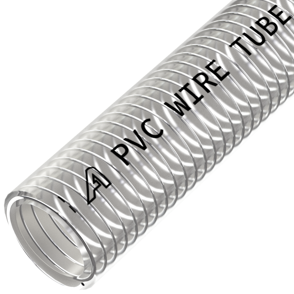 Steel Wire Reinforced Braided PVC Tube Pipe Highly Flexible Suction ...