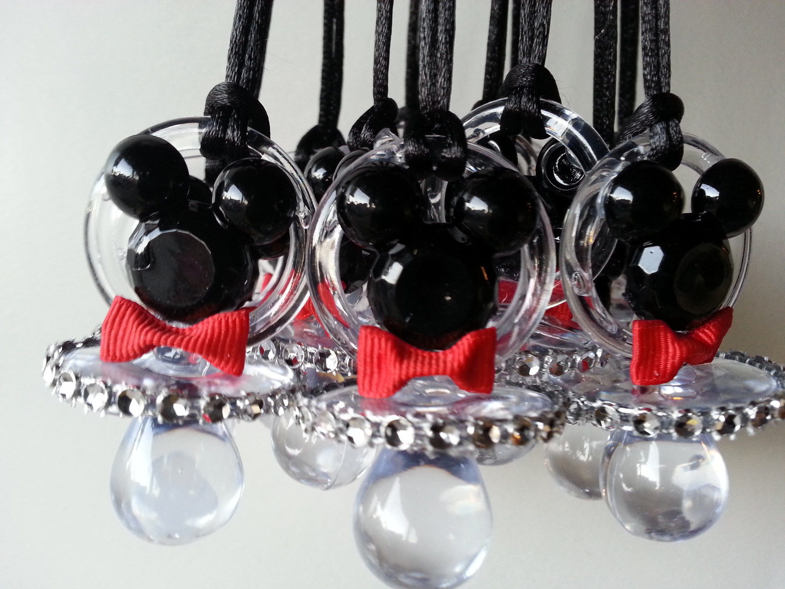 12 Mickey Mouse Fillable Bottles Baby Shower Favors Prizes Game Boy ...