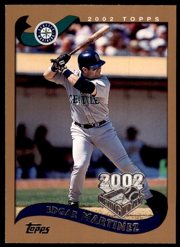 2002 TOPPS OPENING DAY EDGAR MARTINEZ SEATTLE MARINERS #115 | eBay
