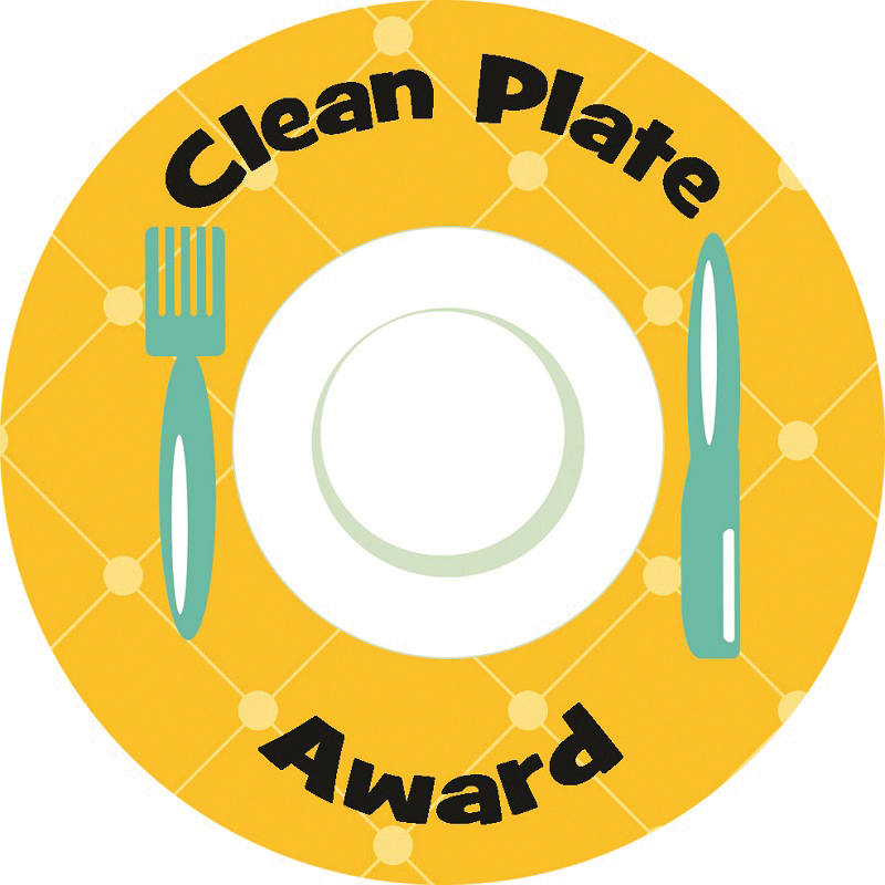144 Lunchtime Awards 30mm Children's Clean Plate Reward Stickers | eBay UK