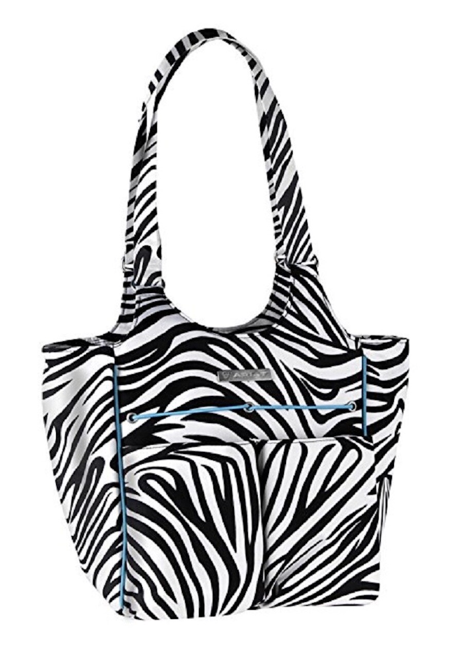 Ariat Womens Mini Carry All Tote Shoulder Bag Zebra Stripe A10012539 ...