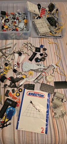 Estate Find Vtg ERECTOR SET Steel Tec Star Wars Robotix Legos toys ...