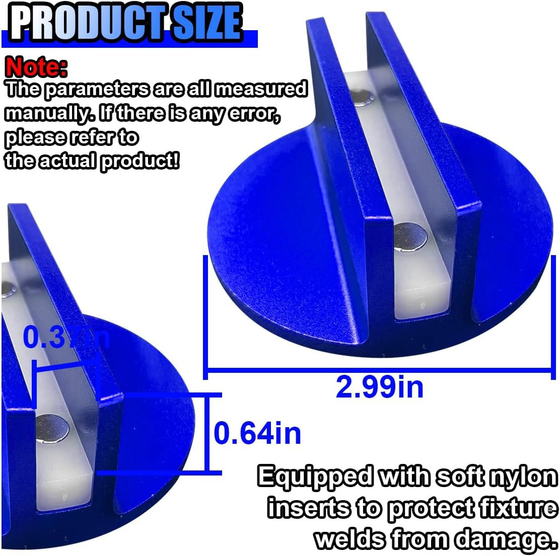 Universal Magnetic Jack Pad Slotted Puck for Pinch Weld Frame