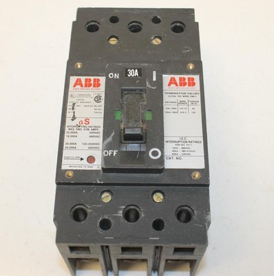 Circuit Breakers - 30 Amp 480 Vac