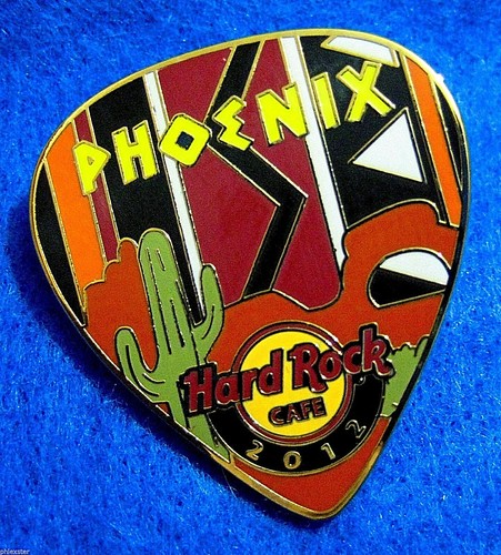 PHOENIX ARIZONA DESSERT CACTUS POSTCARD PICK SERIES Hard Rock Cafe PIN ...
