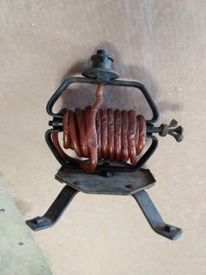 Antique Hand Crafted Wrought Iron Beeswax Jack Candle | eBay