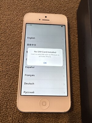 Apple iPhone 5 A1428 4" 16GB MD636LL/A White (BL) | eBay