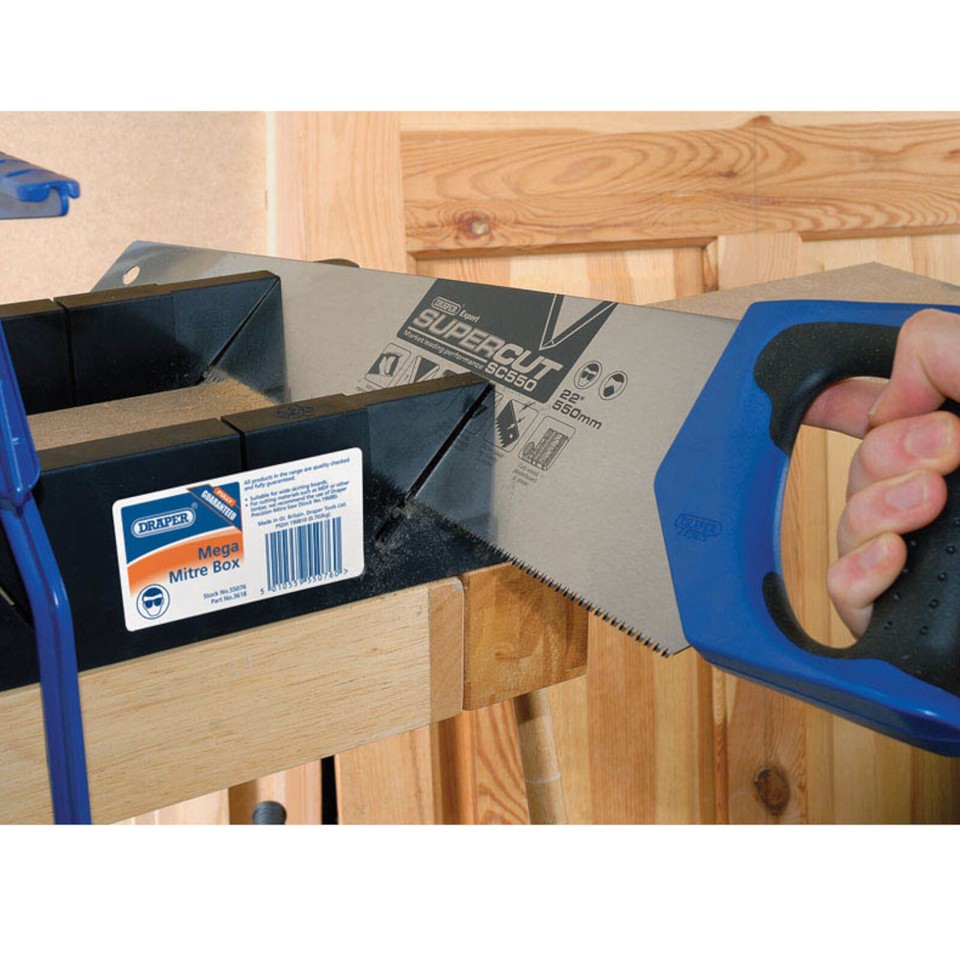 Draper 55076 Large Mitre Box For Cutting Coving & Skirting Boards ...
