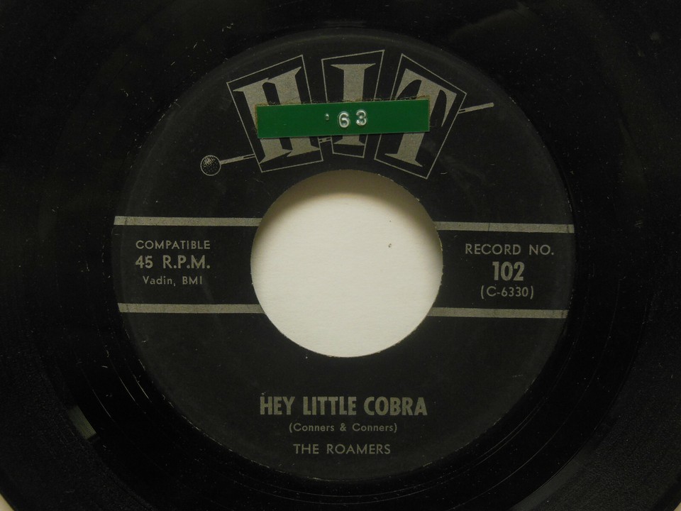 THE ROAMERS: Hey Little Cobra, RICKY DICKENS: Daisy Petal Picking. 45 ...