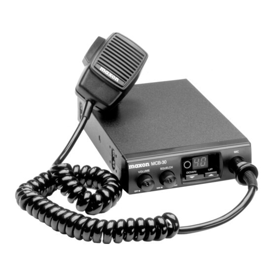 Maxon Compact 40 Channel Mobile CB Radio MCB-30 in BOX Lightly used ...