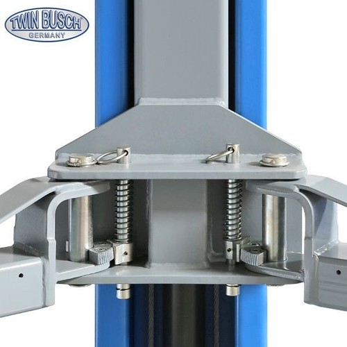 Two Post Car Lift Ramp - Twin Busch 2 Post Lift - Electronic release 4 ...