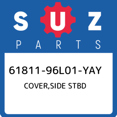 61811-96L01-YAY Suzuki Cover,side stbd 6181196L01YAY, New Genuine OEM ...