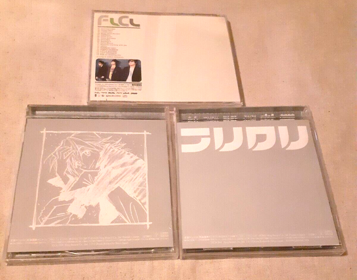 FLCL Original Soundtrack 1 2 3 OST SET Lot the pillows Addict Drama JP ...