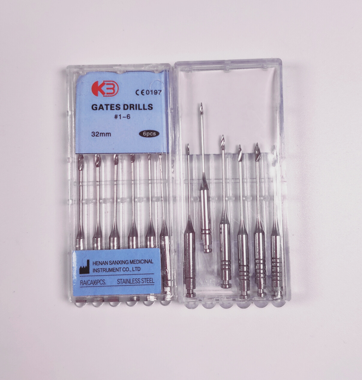 Dental Endodontic Root Canal Burs K3 Rotary GATES Drills 32mm Peeso ...