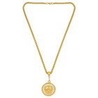 Gold Plated Sun / Surya Locket Chain Pendant Necklace Jewelry For Men ...