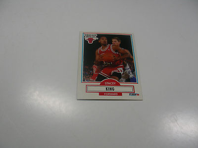 Stacey King 1990 Fleer ROOKIE CARD #27 | eBay