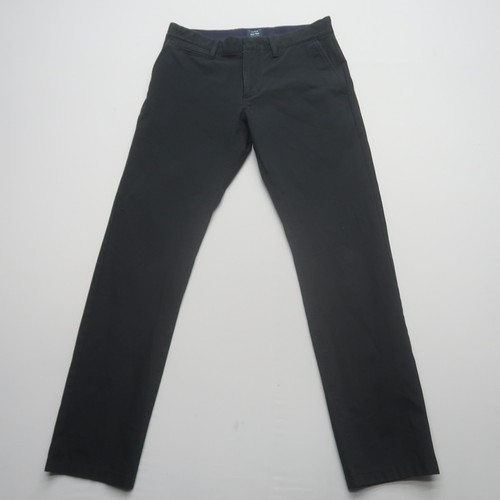 J Crew Mens Tech Pants Size 29 x 30 Black Elastic Waist Performance ...