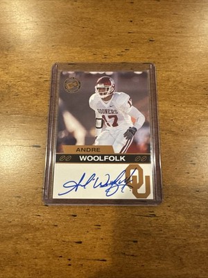 2003 Press Pass Andre Woolfolk Bronze RC Auto Oklahoma Sooners | eBay